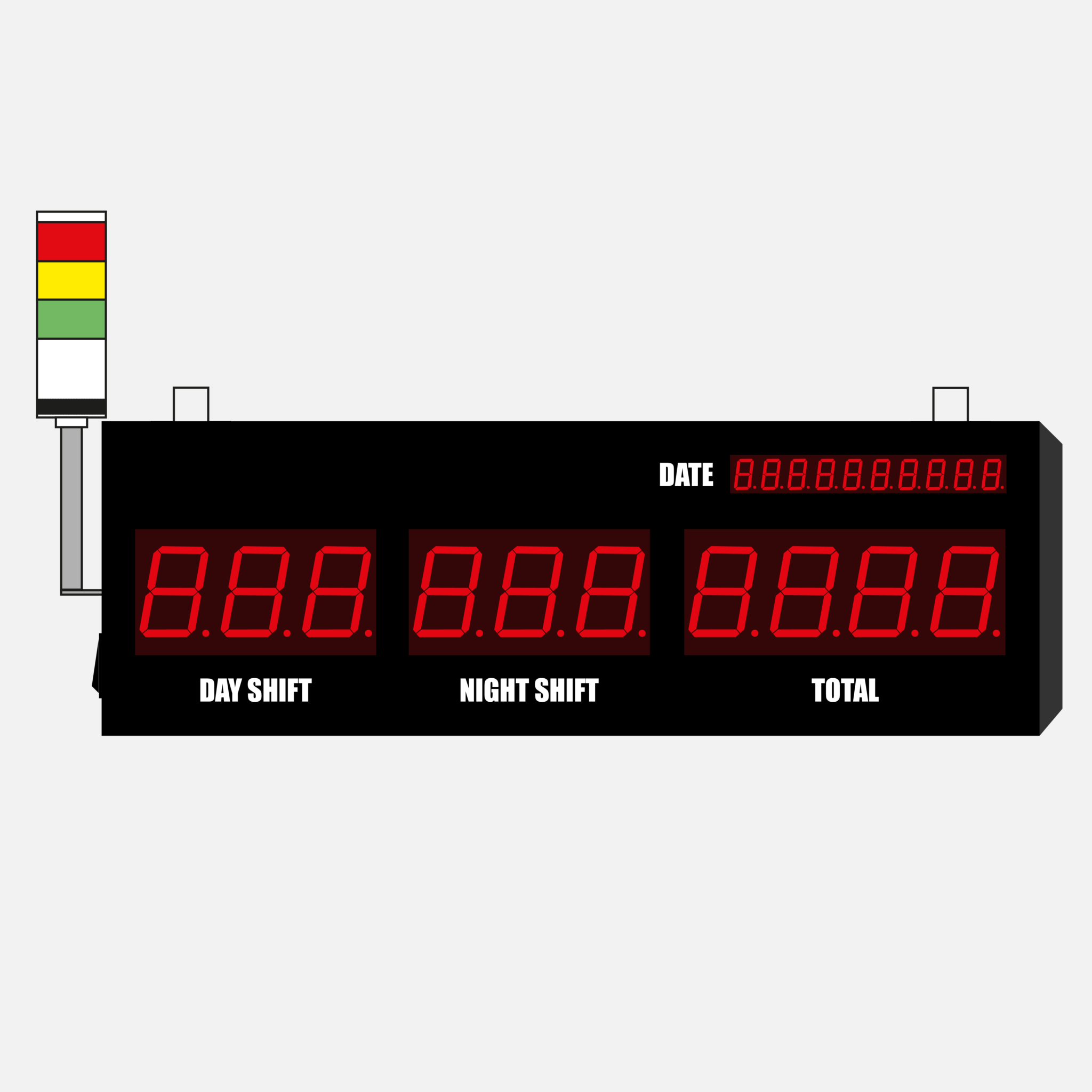 Counter Display Board – Timer Display Board – บริษัท อินเตอร์เฟสคอม จำกัด