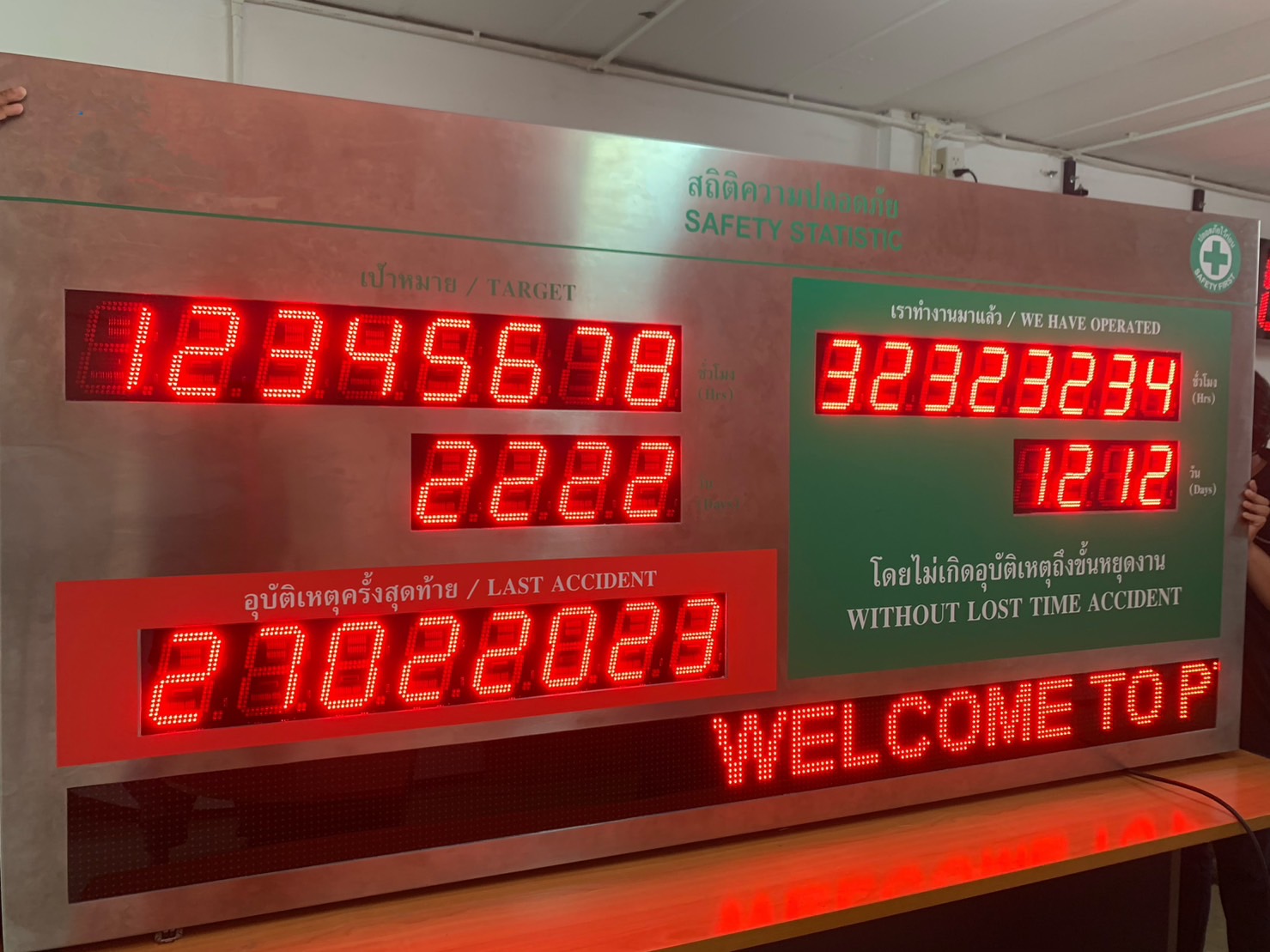 Product – Safety Statistics Board – บริษัท อินเตอร์เฟสคอม จำกัด